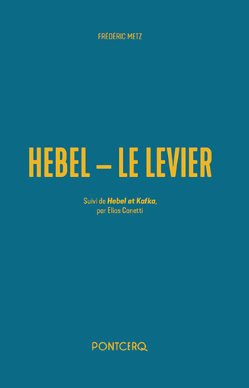 Hebel – Le Levier | Editions Pontcerq